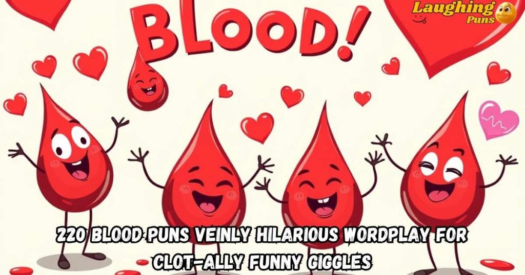 220 Blood Puns Veinly Hilarious Wordplay For Clot-ally Funny Giggles