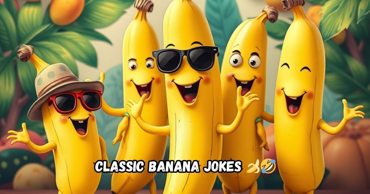 220 Banana Puns So Funny You’ll Split With Laughter 🍌😂