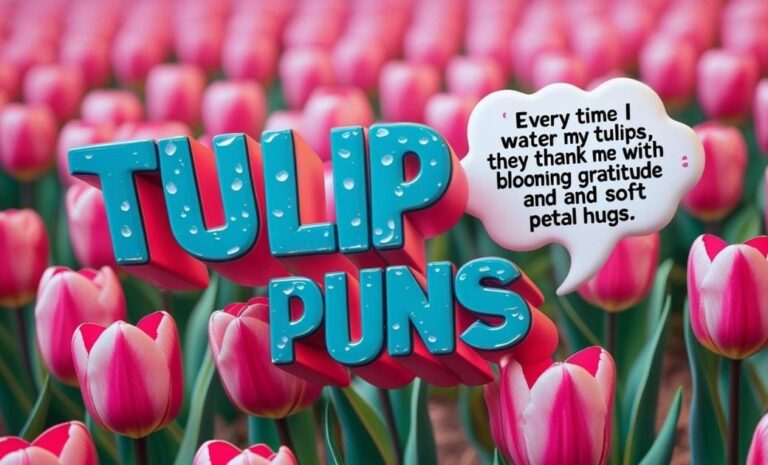 180 Tulip Puns That’ll Make You Bloom with Laughter